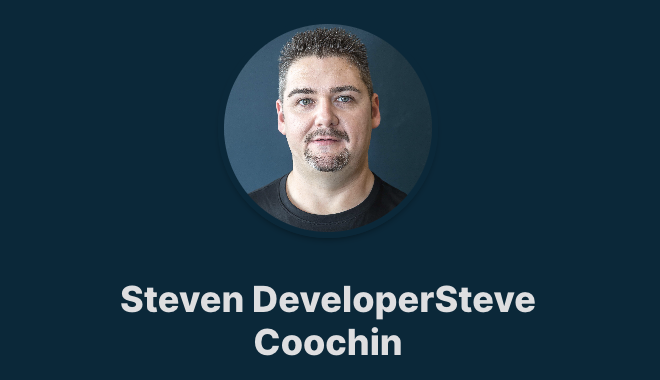 DeveloperSteve Website - Steven DeveloperSteve Coochin